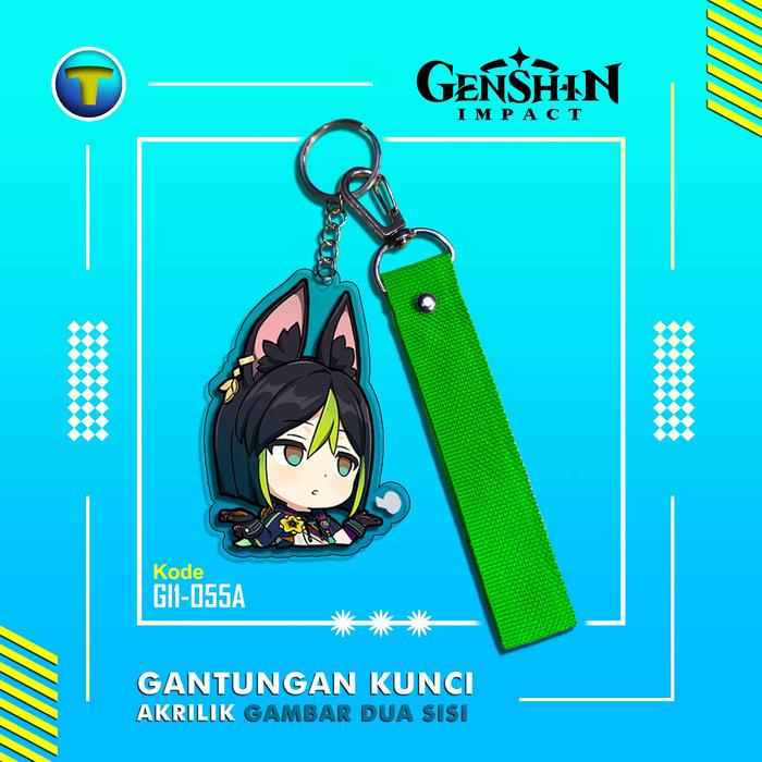 Jual Gantungan kunci Genshin Impact Tighnari Keychain ganci akrilik GI1-055 - GI1-055A - Jakarta ...