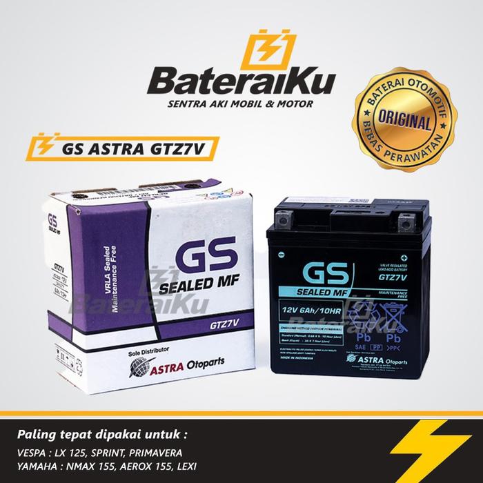Jual Aki Motor GS ASTRA GTZ7V MF untuk NMAX OLD, AEROX, LEXI - Kota Malang - Bateraiku Bali ...