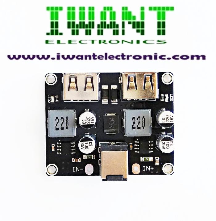 Jual Fast Charging Quick Charge DC Step Down Modul QC2.0 QC3.0 USB - 2 ...