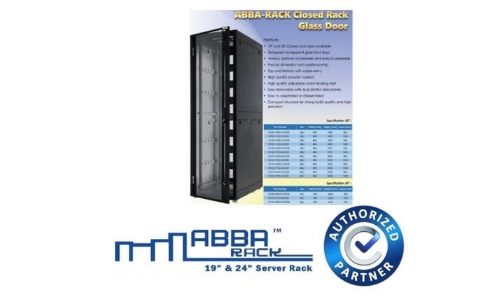 Jual ABBA RACK Closed Rack 42U depth 1150mm Premium series perforated ...