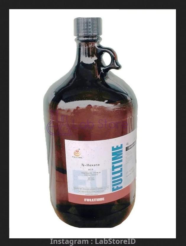 Jual N-Hexane Normal Hexane N-Heksana (AR) @ 4 Liter | Fulltime 6711-04 ...