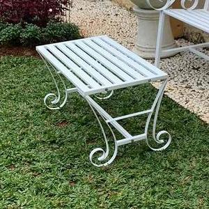 Jual Meja Teras besi/Meja Taman Besi /Meja Minimalis - Putih, 80cm ...