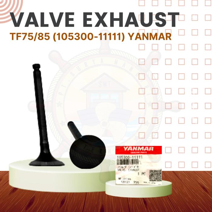 Jual VALVE EXHAUST TF75 / TF85 105300-11111 YANMAR ASLI GENUINE - Kota ...