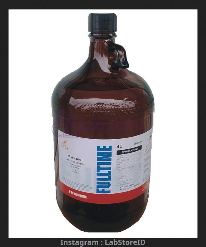Jual Methanol HPLC Grade Metanol Metil Alkohol @ 4 Liter | Fulltime ...