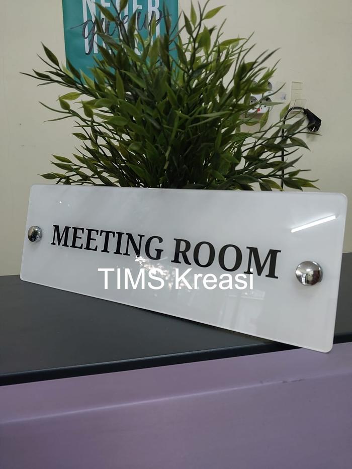 Jual Papan Nama Ruangan | Sign Akrilik| Nama Ruangan Akrilik | Sign ...