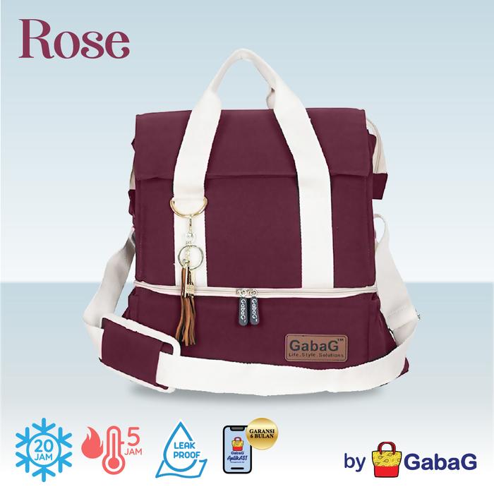 Promo GabaG Tas Asi - Cooler Bag - Sling Double Compartment Rose ...