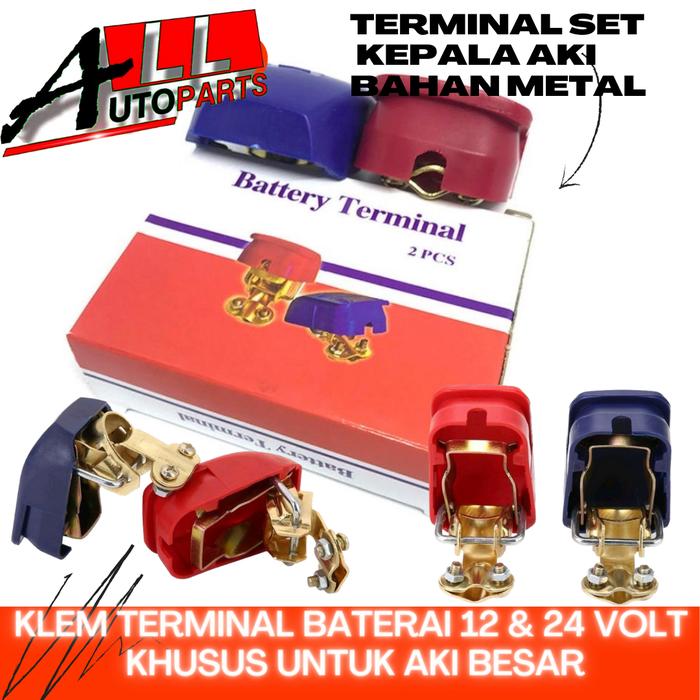 Jual Kepala Aki Bahan Metal Klem Aki Terminal Accu Mobil Quick Release ...