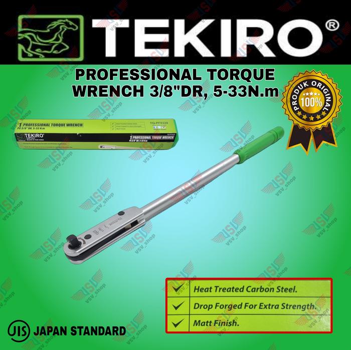 Jual TEKIRO Kunci Torsi 5-33Nm 3/8"Drive Professional Torque Wrench ...