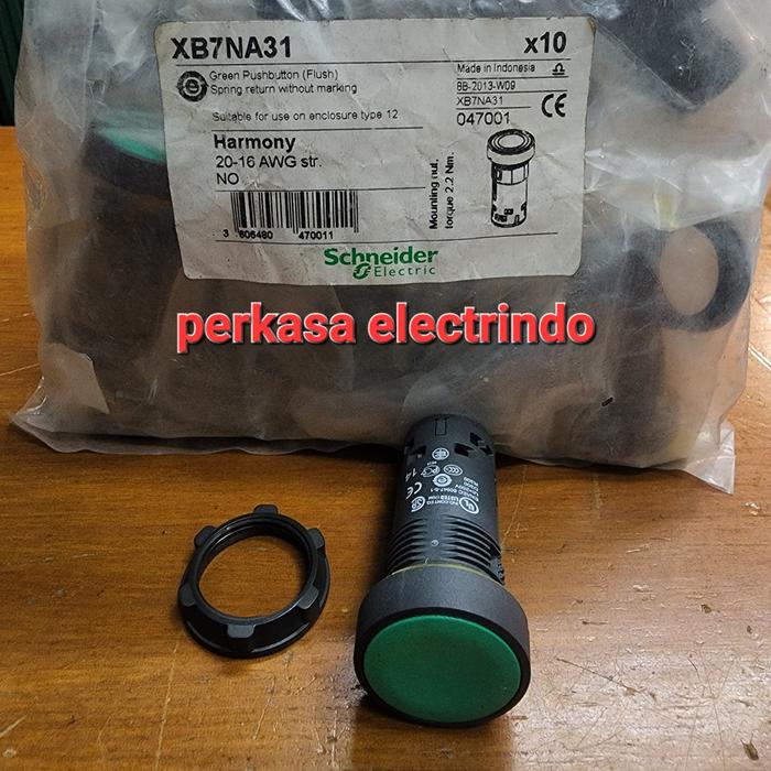 Jual Push Botton Schneider 1NO hijau XB7NA31 - Jakarta Pusat - perkasa ...
