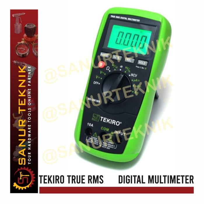 Jual TEKIRO True RMS Digital Multimeter / Multitester Digital Alat Ukur ...