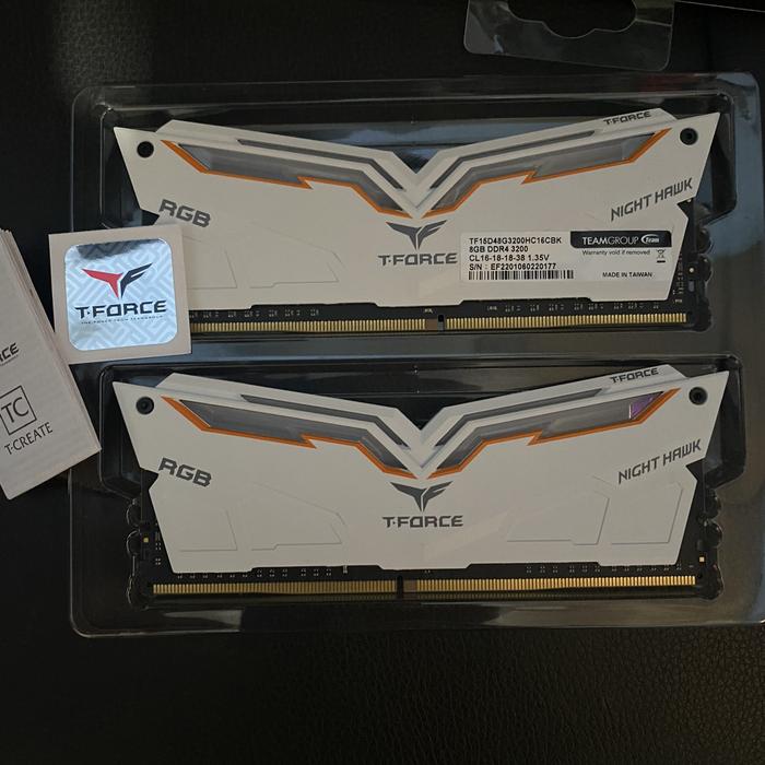 Jual Memory Ram Tforce Night hawk 2x8gb 3200mhz - Kab. Bandung ...