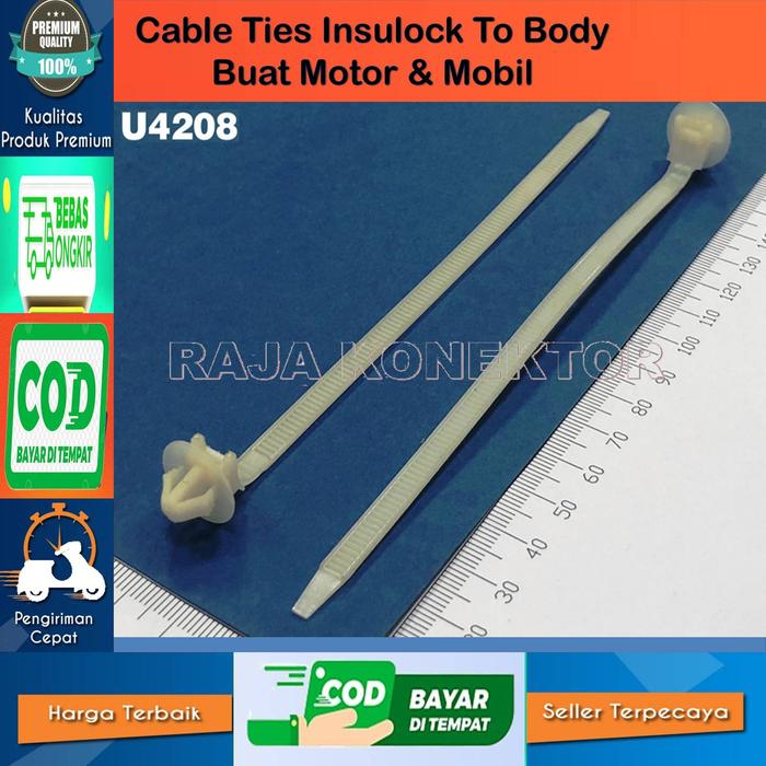 Jual Klip Panah/Klip Nylon Pengikat kabel Body Electric/Insulock to ...