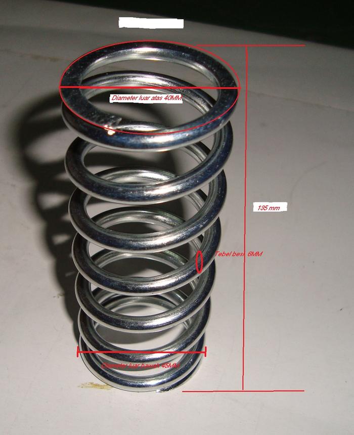 Jual RECOIL / SPRING FOR KRISBOW HAND STACKER 1 TON KW05-1844 NO.34 ...