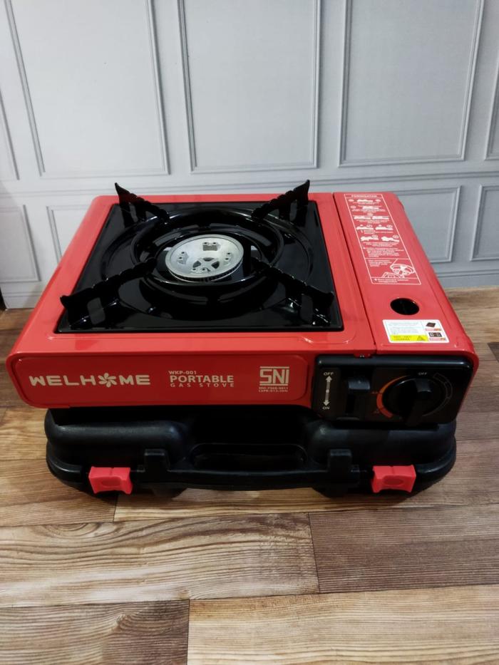 Jual kompor gas portable 2 in 1 - Welhome Merah - Jakarta Utara - Go ...