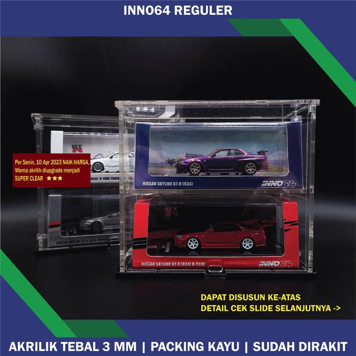 Promo TERRA Akrilik Diecast Display Box 1 64 Inno64 Reguler - Kab ...
