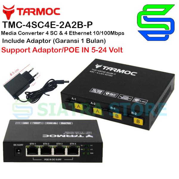 Jual Media Converter Ethernet Fiber Switch 4 FO 4 LAN 100 Base-T|4 SC 4 ...