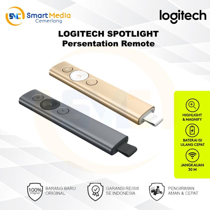Promo Logitech Spotlight Pointer Presenter Wireless Bluetooth Cicil 0% ...