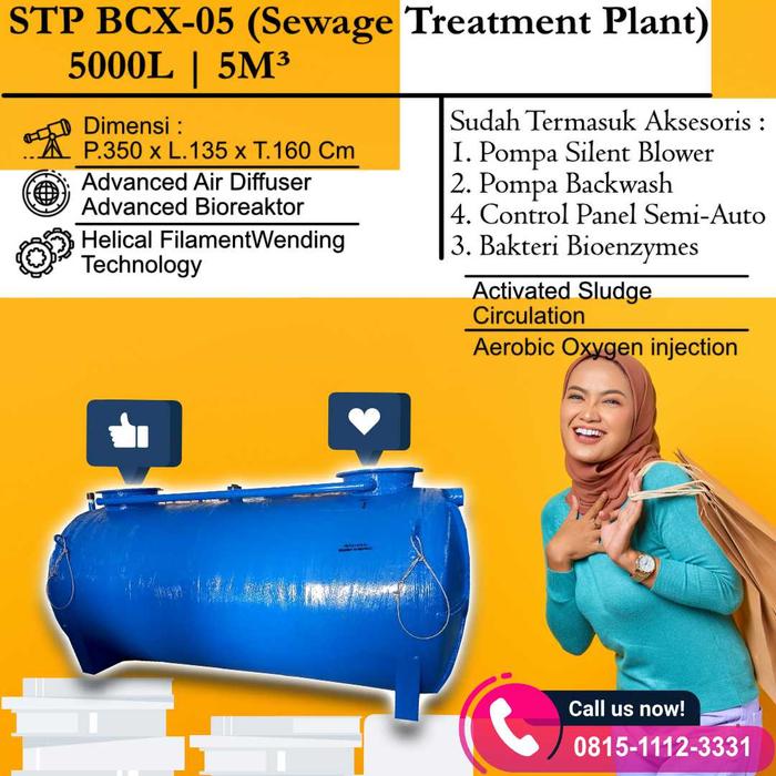 Jual TANGKI IPAL KAPASITAS 5000 LITER 5M3 / BIOFIL - Jakarta Barat ...