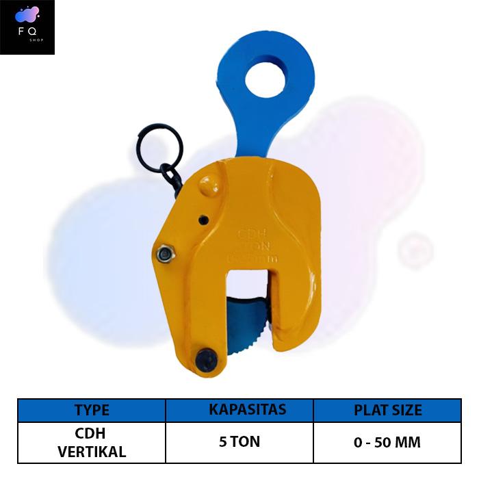 Jual Alat Angkat Plat 5 Ton Tegak Lurus Lifting Clamp Hook Vertikal ...