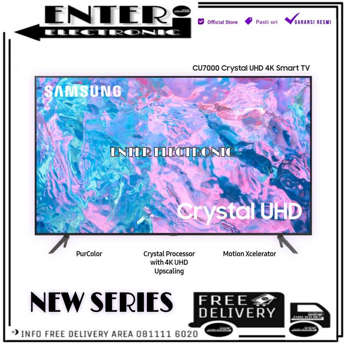 Promo SAMSUNG UA43CU7000 - LED SMART TV LED 43 INCH CRYSTAL UHD 4K ...