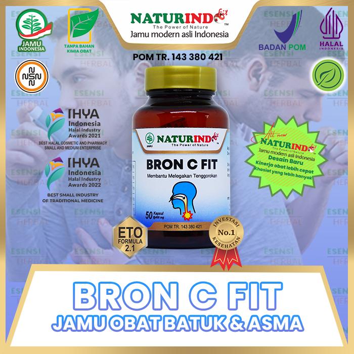 Jual Obat BATUK BERDAHAK PILEK SESAK NAFAS - BRON C FIT NATURINDO - NEW ...