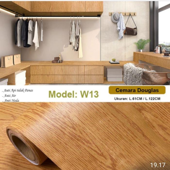 Jual Sticker Decosheet PVC Pelapis Meja Furniture HPL Kayu Muda ...