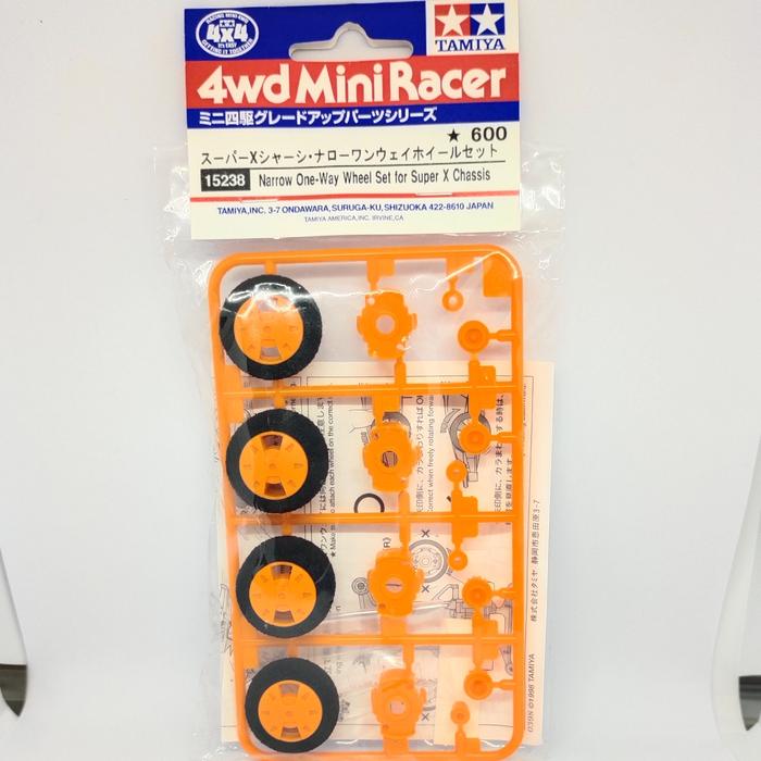 Jual Tamiya 15238 Narrow One-Way Wheel Set For (Super X Chassis) - Kota ...