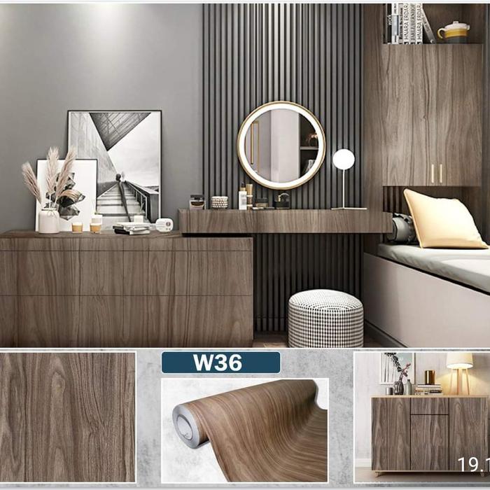 Jual Sticker Decosheet PVC Pelapis Meja Furniture HPL Kayu Muda ...