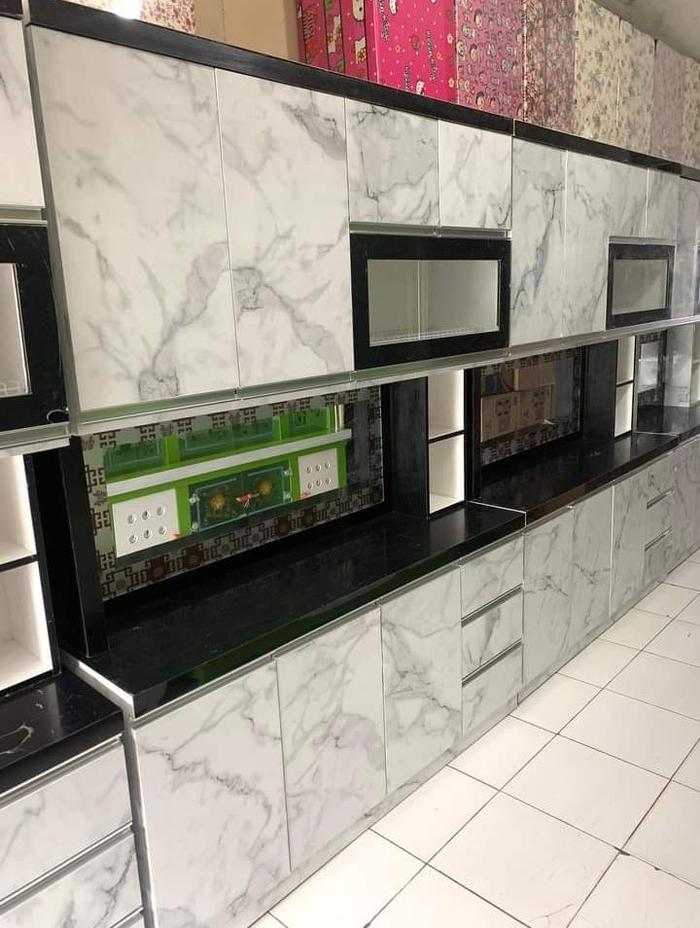 Jual Lemari piring hpl rak piring hpl pintu 4 - Kab. Karawang - doaibuonline. | Tokopedia