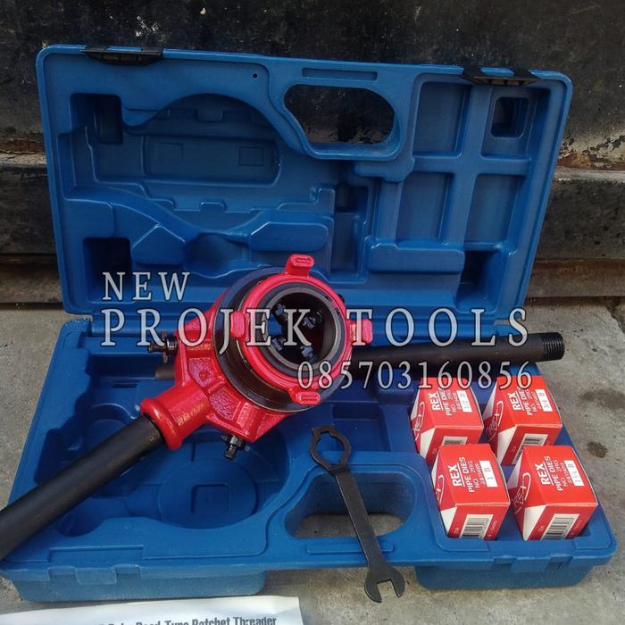 Jual Alat Senai Drat Pipa Manual Rex 2R Japan Ukuran 1/2 - 1.1/4 Inch ...