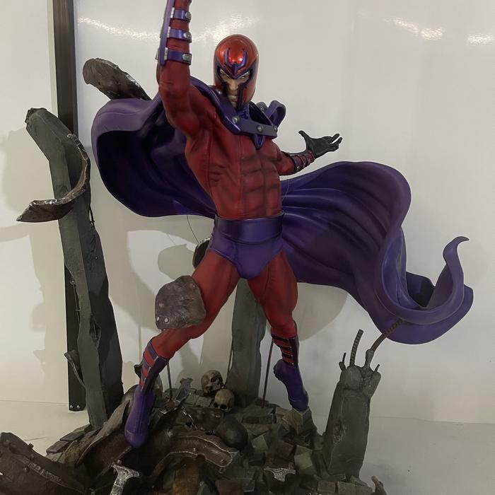 Jual RCB 1/4 magneto x men statue custom sideshow xm prime 1 studio ...