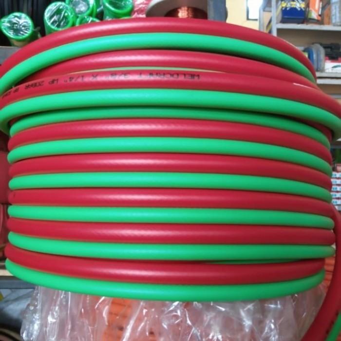 Jual harga/meter SELANG LAS/SELANG DOUBLE LAS KARBIT/SELANG DOUBLE ...