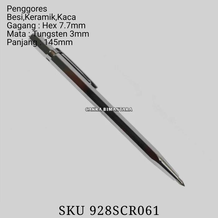 Jual Penggores plat besi marking pen penanda garis keramik tungsten ...