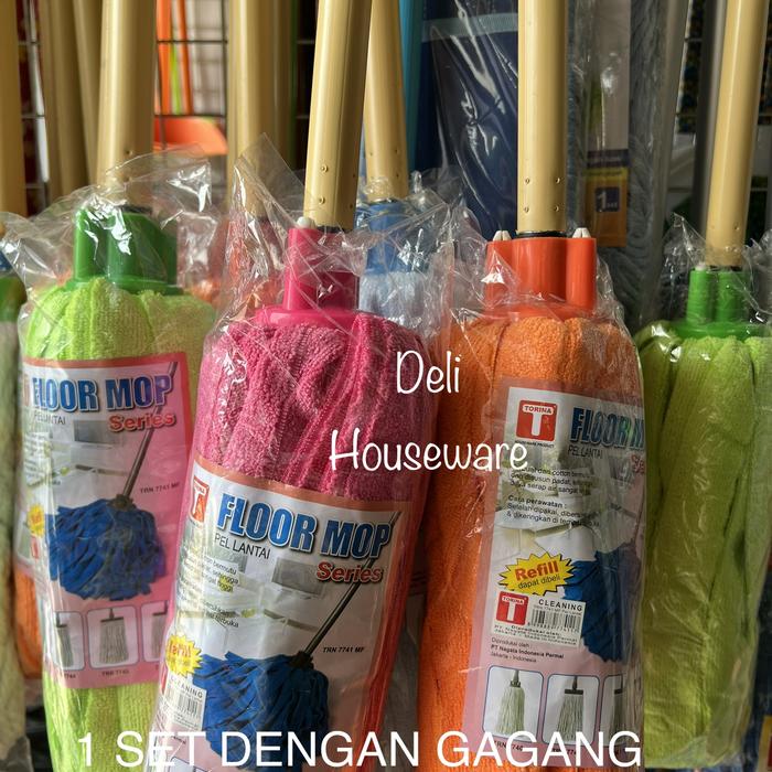 Jual Alat Pel/ Mop/Mop Lantai/ Pel Lantai Microfiber Promo (By Gojek) - 7741MF - Kota Medan ...
