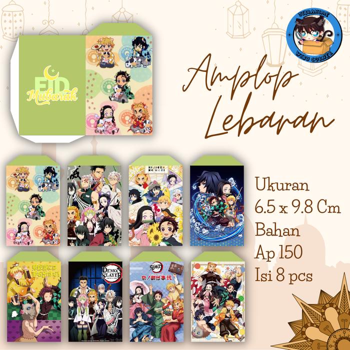 Jual Amplop lebaran anime kimetsu no yaiba demon slayer - Kota Bandung ...