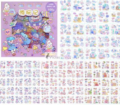 Jual MOMO Sticker - Stiker Momo Motif Kartun Korea G02 (10pcs) - PARTY ...