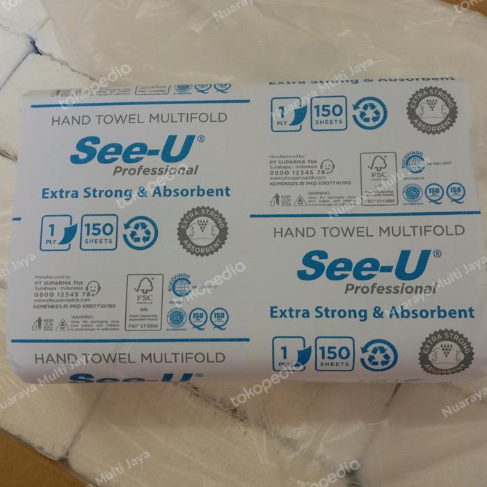 Jual tissue cuci tangan see-u atau hand towel see-u, tidak mudah sobek ...