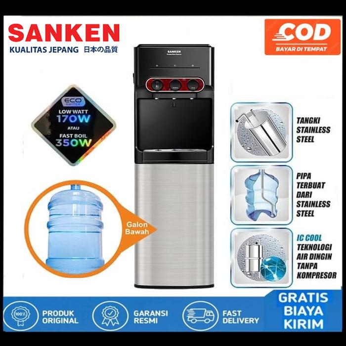 Jual SANKEN HWD 535IC Dispenser Galon Bawah 3 Kran ( Panas dingin ...