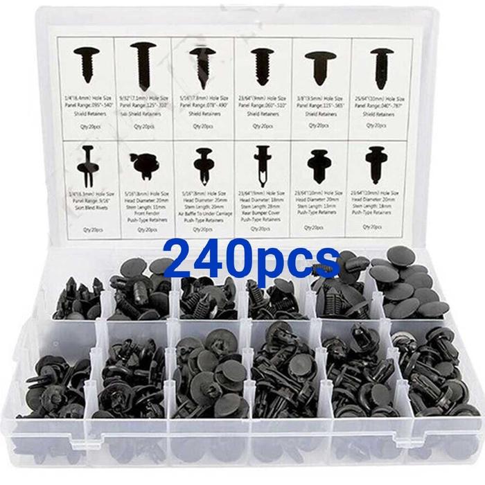 Jual KLIP BAUT KANCING PENGENCANG PANEL SET BAUT RIVET MOBIL UNIVERSAL ...