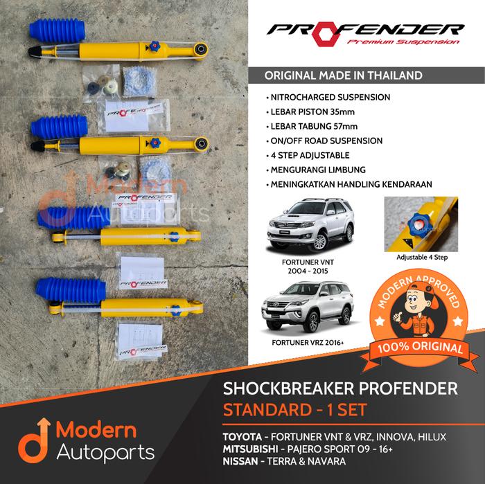 Jual PAKET Profender Lift Kit 1SET + Spacer LIFT FORTUNER INNOVA 2005 ...