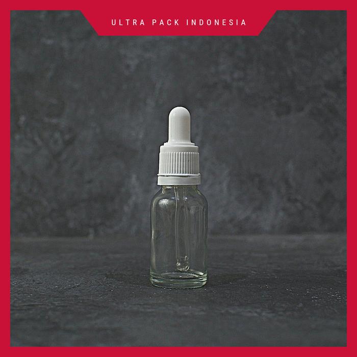 Jual BOTOL KACA PIPET SERUM / BOTOL KACA BR 15ML CLEAR + PIPETTE - Kota ...