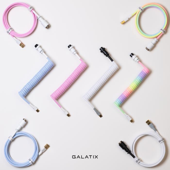 Jual Mechanical Keyboard Coiled Cable Type C With Aviator By Galatix Di ...