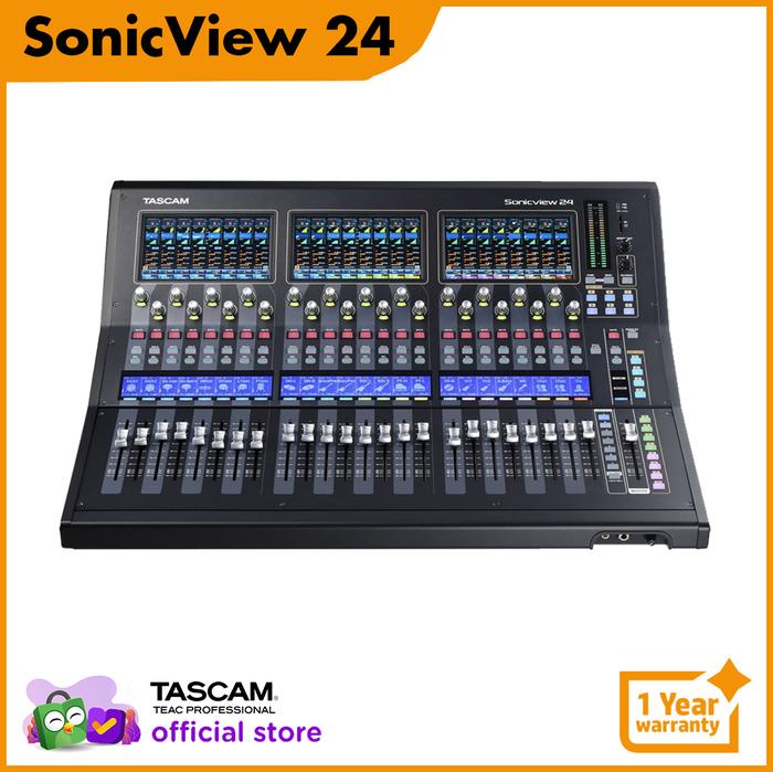 Jual (FREE TRAINING) TASCAM SONICVIEW 24 24-CH DIGITAL MIXER CONSOLE ...