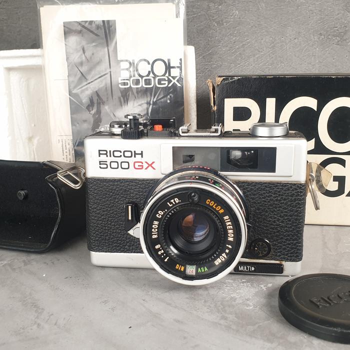 Jual RICOH 500 GX silver BOX ( MINT CONDITION ) !! KAMERA ANALOG FILM - Kota Surabaya - Alooone ...