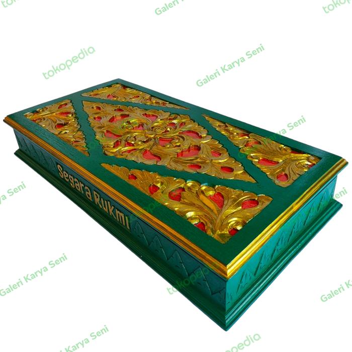 Jual Box Kotak Keris Ukiran Bunga Lung Finishing Full Sungging Custom ...