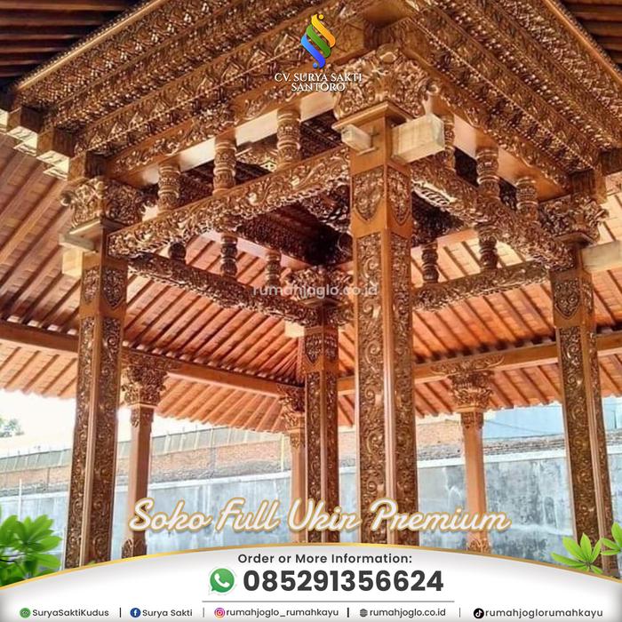 Jual Soko joglo full ukir kayu premium - Kab. Kudus - SuryaSaktiKudus | Tokopedia