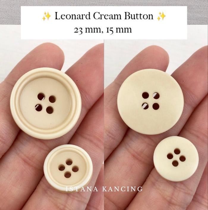 Jual Kancing 4 Lubang LUSINAN Leonard Button Kancing Kemeja Blazer ...