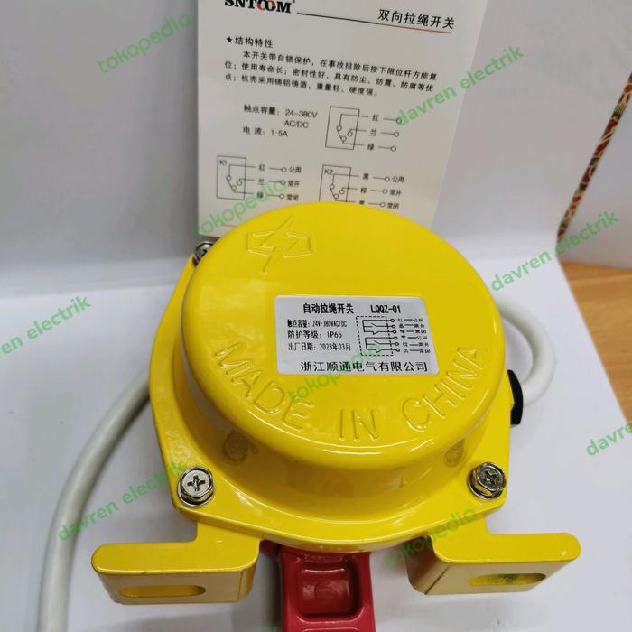 Promo pull cord switch/rope switch conveyor LQQZ-01, otomatis - Jakarta ...
