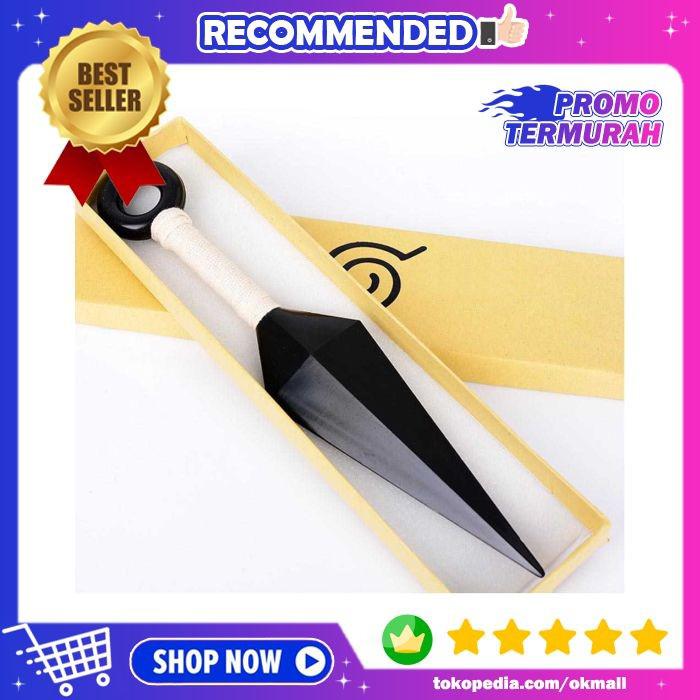 Jual Mainan Pisau Kunai Plastik Cosplay Ninja Kartun Anime Uzumaki ...