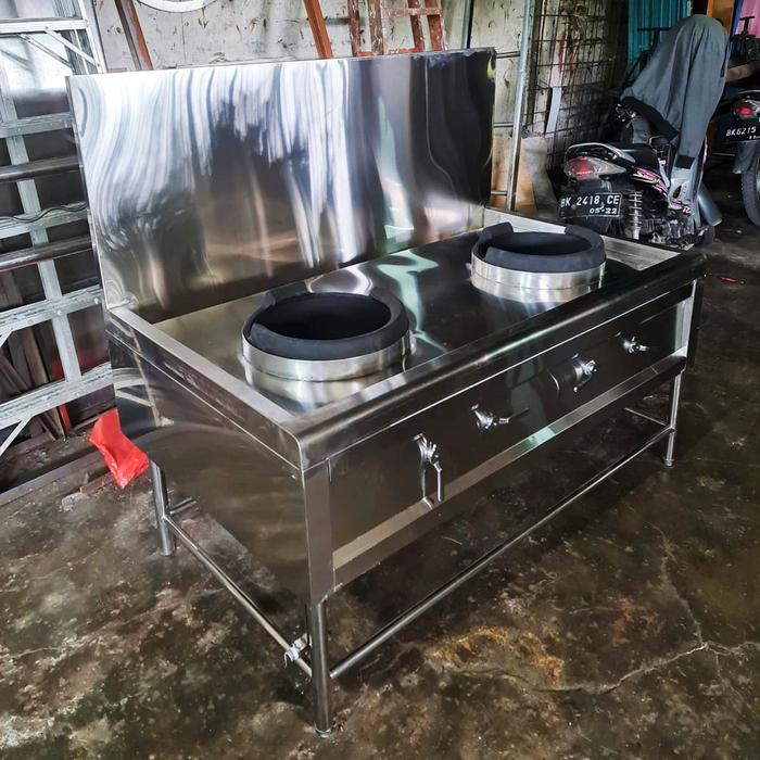 Jual Kompor Gas Kwali Range Engkol High Pressure Stainless Steel 2 ...